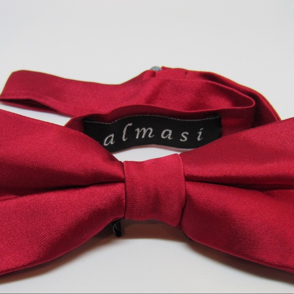 Almasi | Accessories | 0 Silk Almasi Pretied Bow Tie Classic Red | Poshmark
